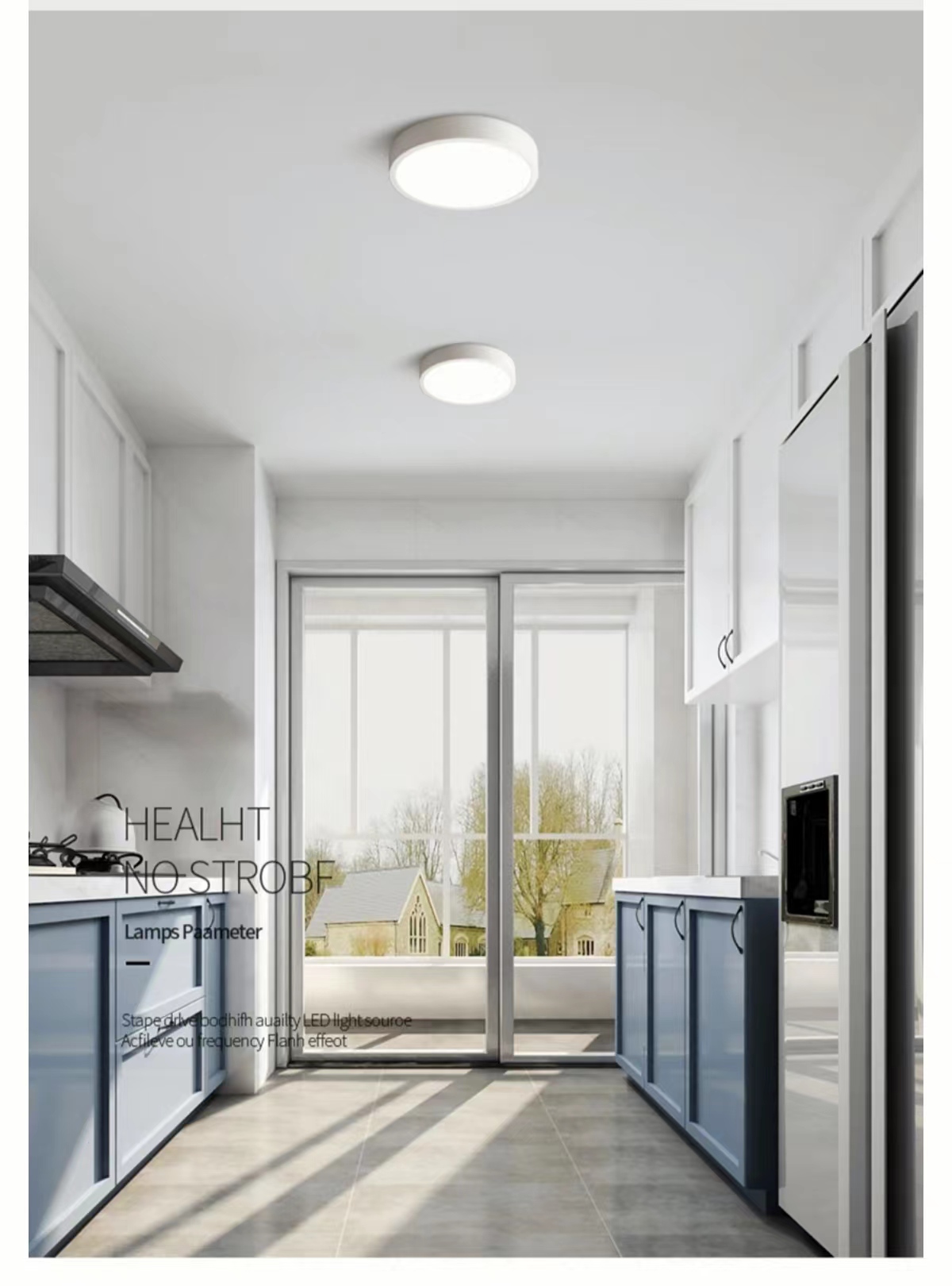 Surface Mounted Led Ceiling Light Downlight Squre Round Panel Lights ...