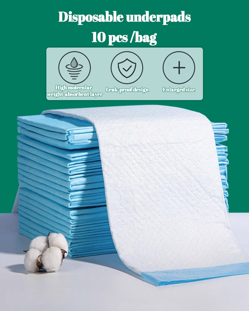 Disposable pad Underpad（70x90cm 10pcs） Incontinence Bed Pad for elderly ...