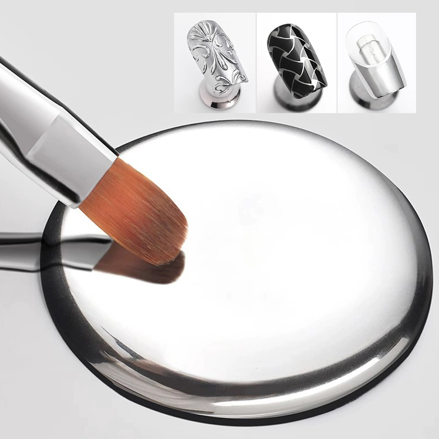 1Pc 8ML Mirror Silver Nail Gel Nail Art Creative Elastic Metallic ...
