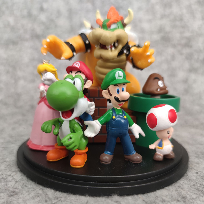 Nintendo Game Super Mario Bros. Mario Luigi Peach Bowser Koopa Yoshi ...