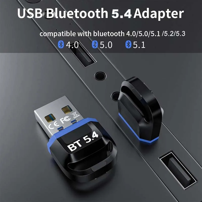 Bluetooth Adapter USB Bluetooth 5.4 for PC Dongle Adaptador Wireless ...