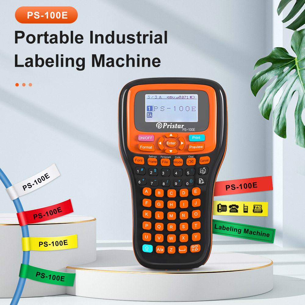 Industrial Label Printer PS-100E Auto-Cutting or Compatible Label Maker ...