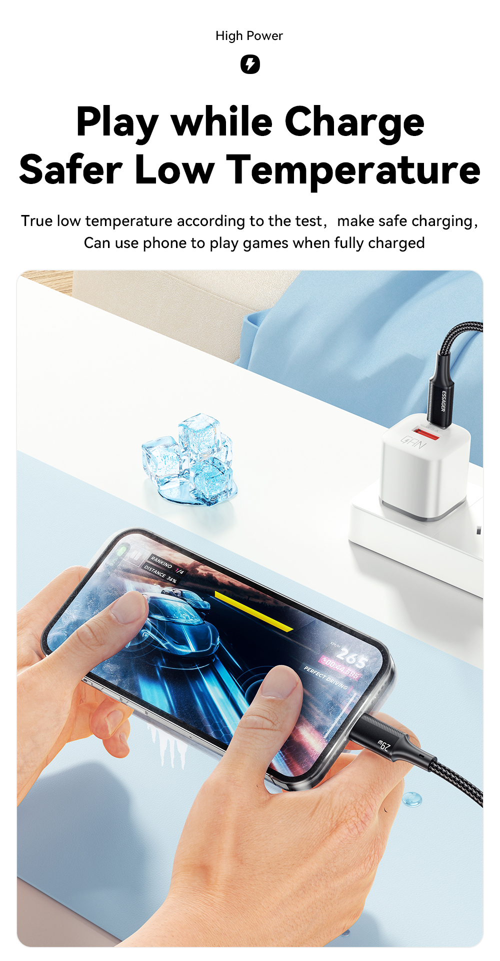 Essager 29W USB Type C Cable For PD Fast Charging Type-C To 29W Wire ...