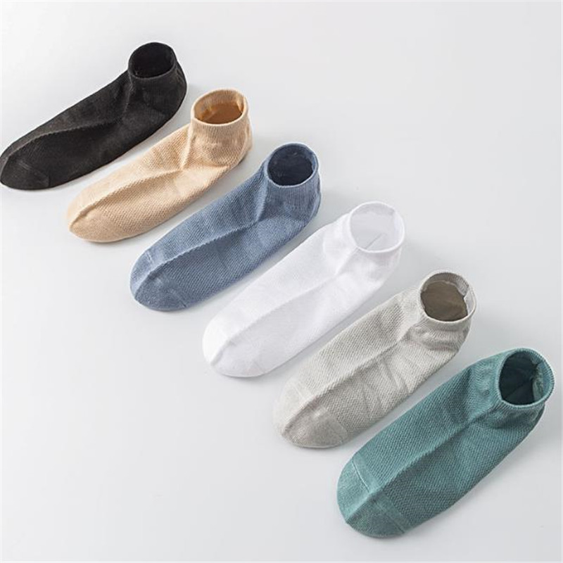 Unisex Deodorant Sweat-Absorbent Thin Sports Mesh Breathable Socks ...