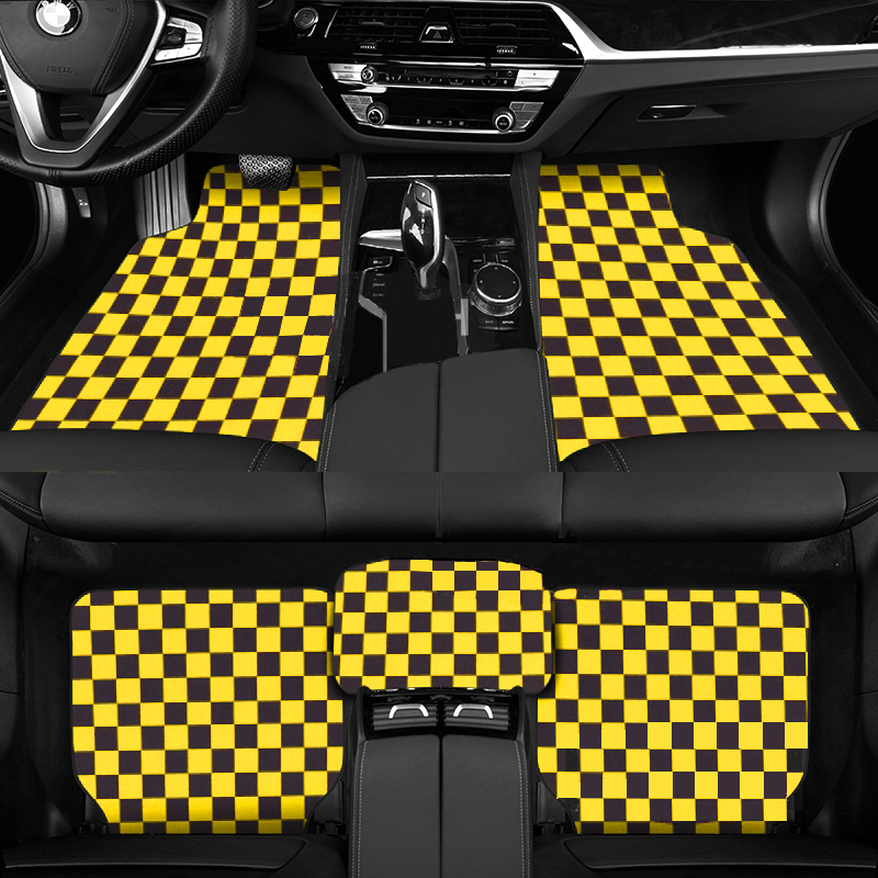 HOTOP Premium Carpet Car Mat Anti-Slip Universal Automotive Floor Mats ...