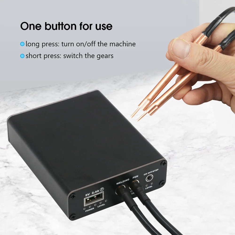 DIY Mini Spot Welder 5 Gears Adjustable Portable Handheld Spot Welding ...