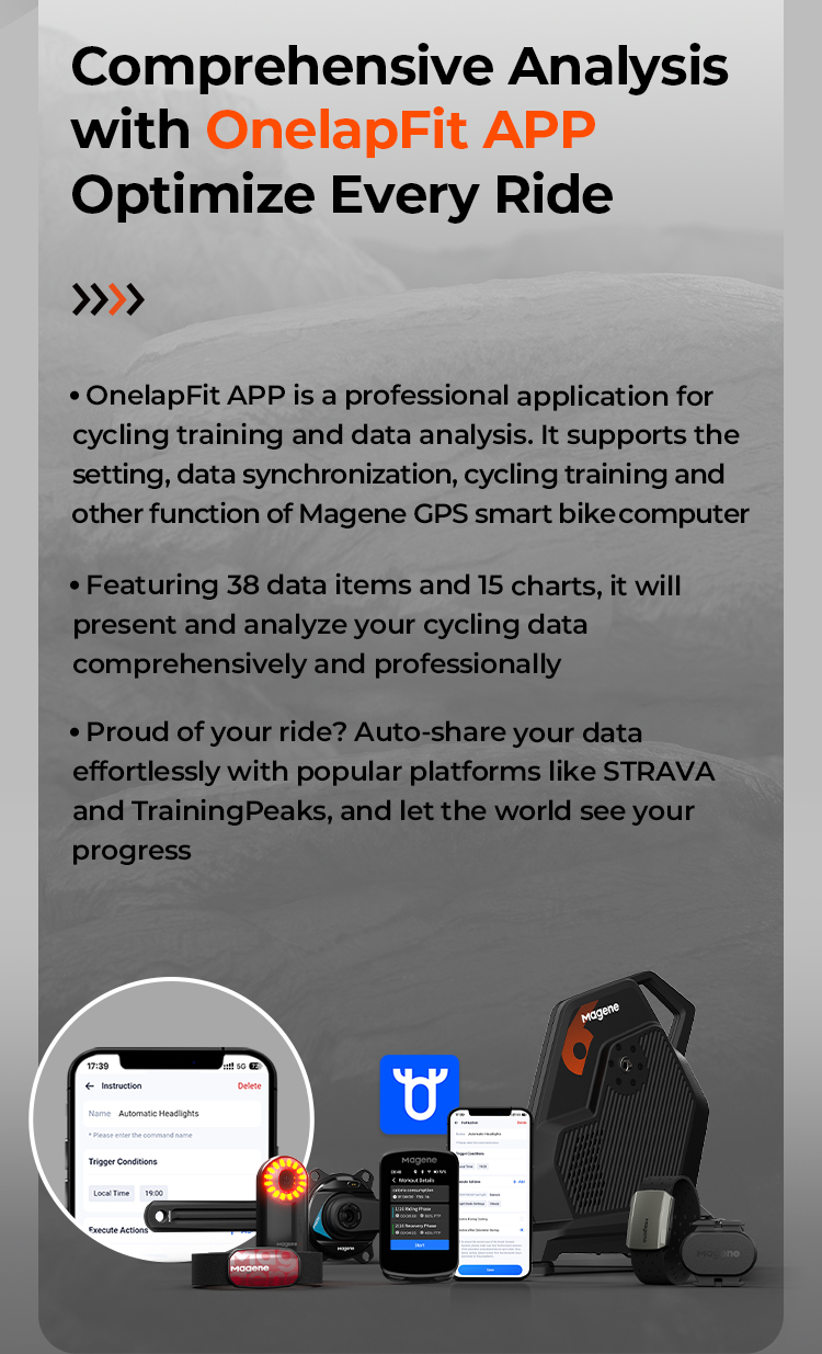 Magene C606 GPS Bike Computer Touchscreen Navigation Visualized ...