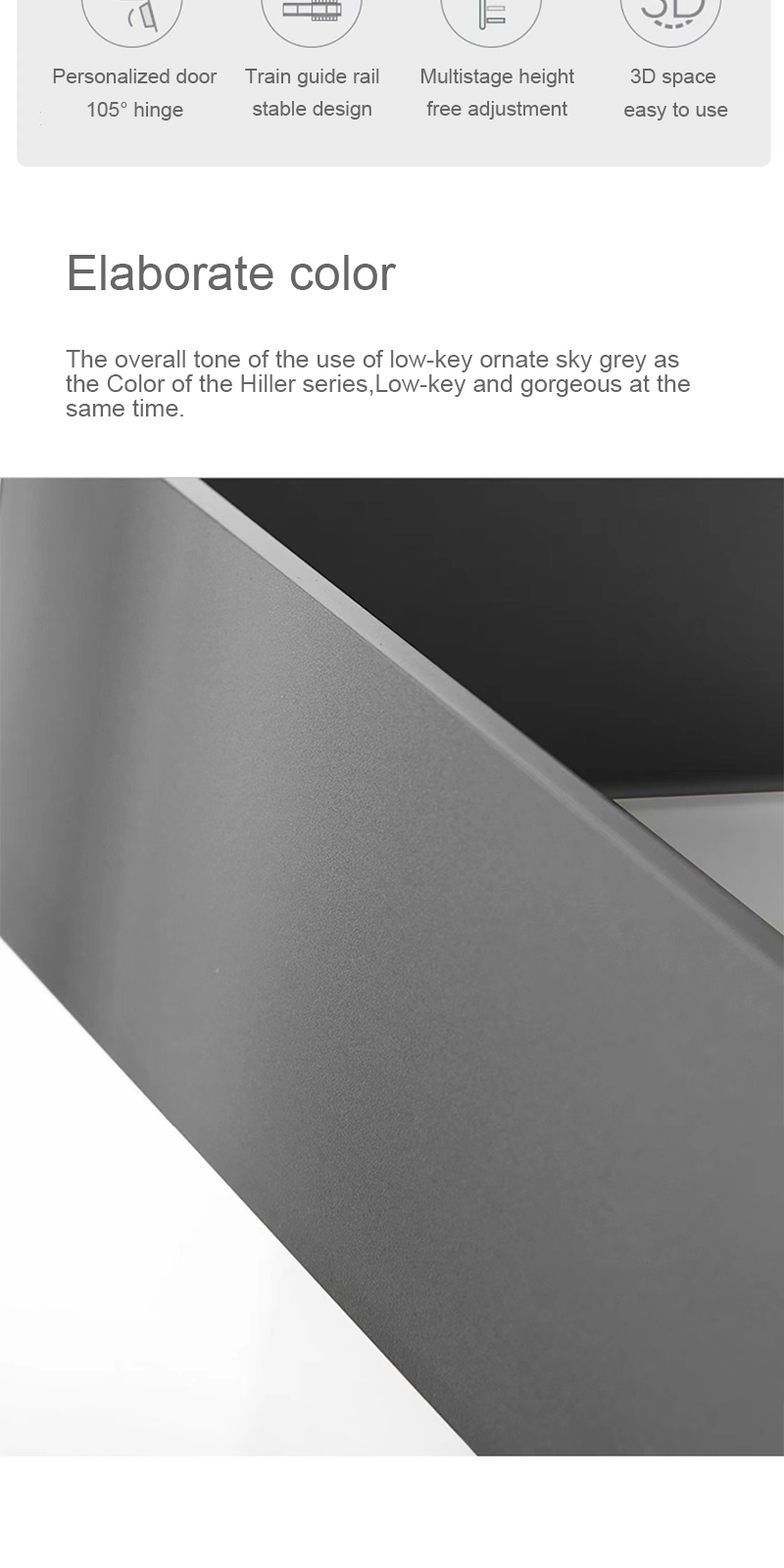 HIGOLD Soft Close Swivel Pull Out Tall Cabinet High Cabinet Linkage ...