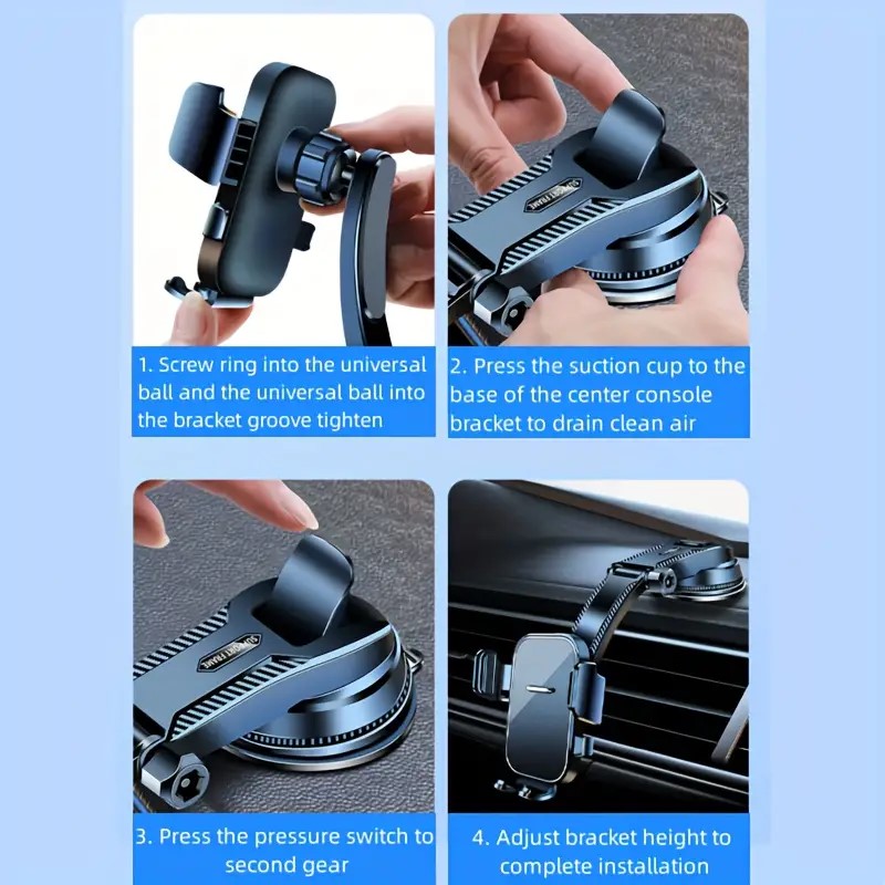 AUTOP 360° Rotatable Car Phone Holder For Dashboard And Windshield ...