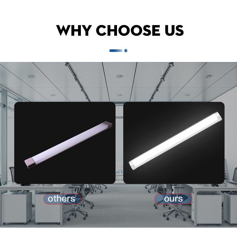 Led Light Tube With Plug 1FT 2FT Table Lamp Study Wall Mounted Lights ...