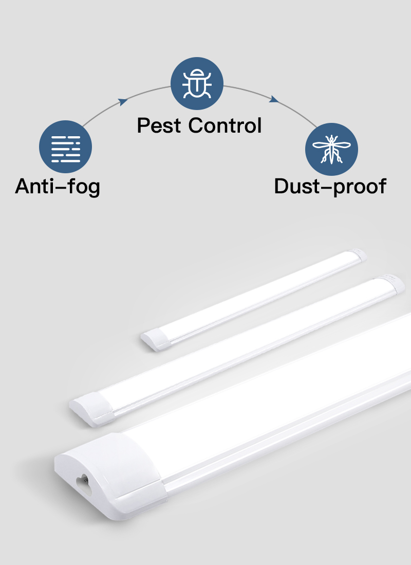 Led Light Tube With Plug 1FT 2FT Table Lamp Study Wall Mounted Lights ...