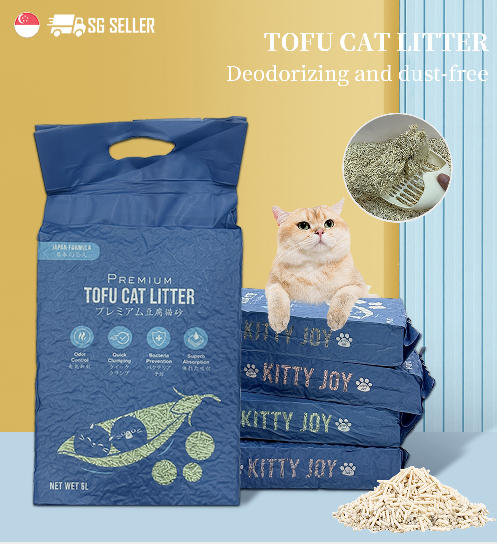 Kitty Joy TOFU Cat Litter Eco-Friendly Biodegradable Fast Clump ...