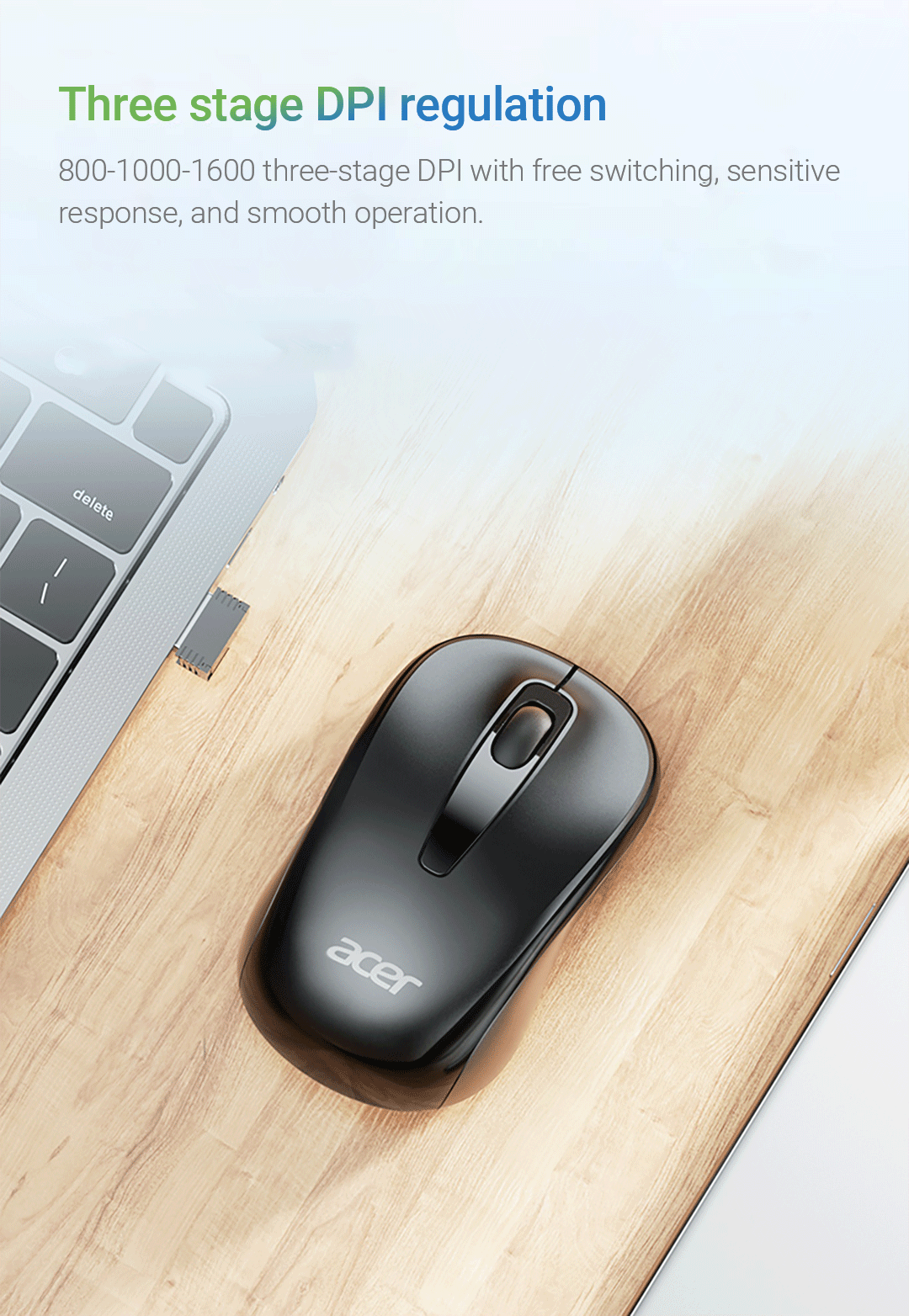 Youpin Acer 2.4G Wireless Mouse M157, Noise Reduction And Bass, 10 ...