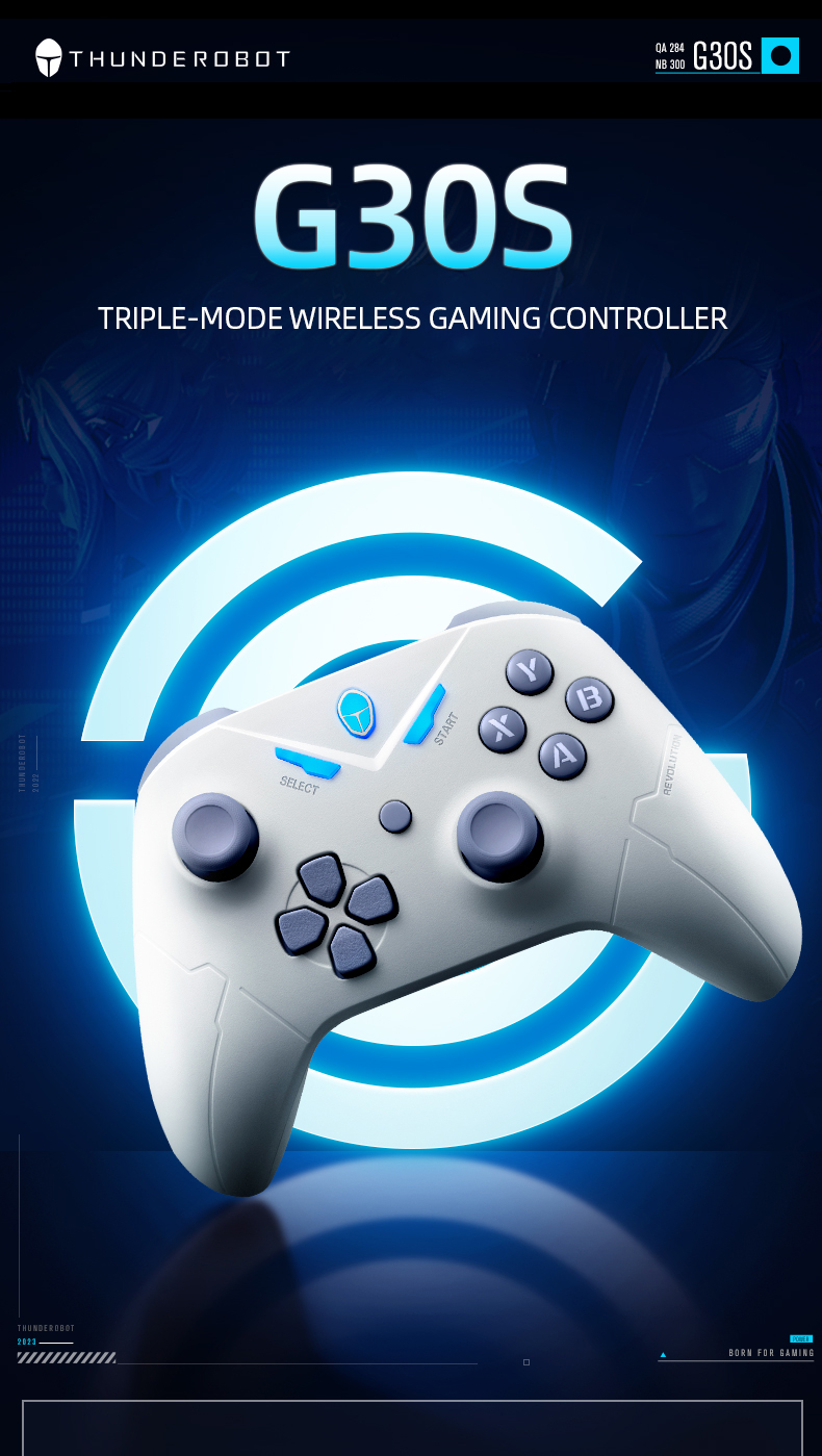 Thunderobot G30S Wireless Gamepad Controller Hall Effect Triggers Wired ...