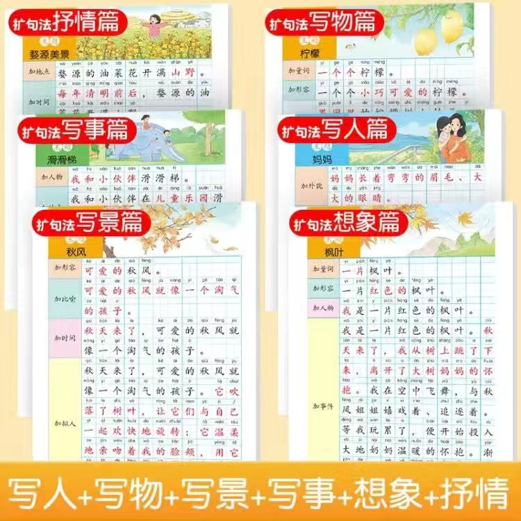 【10 Books】Primary Chinese Composition Writing Book Good Sentence ...