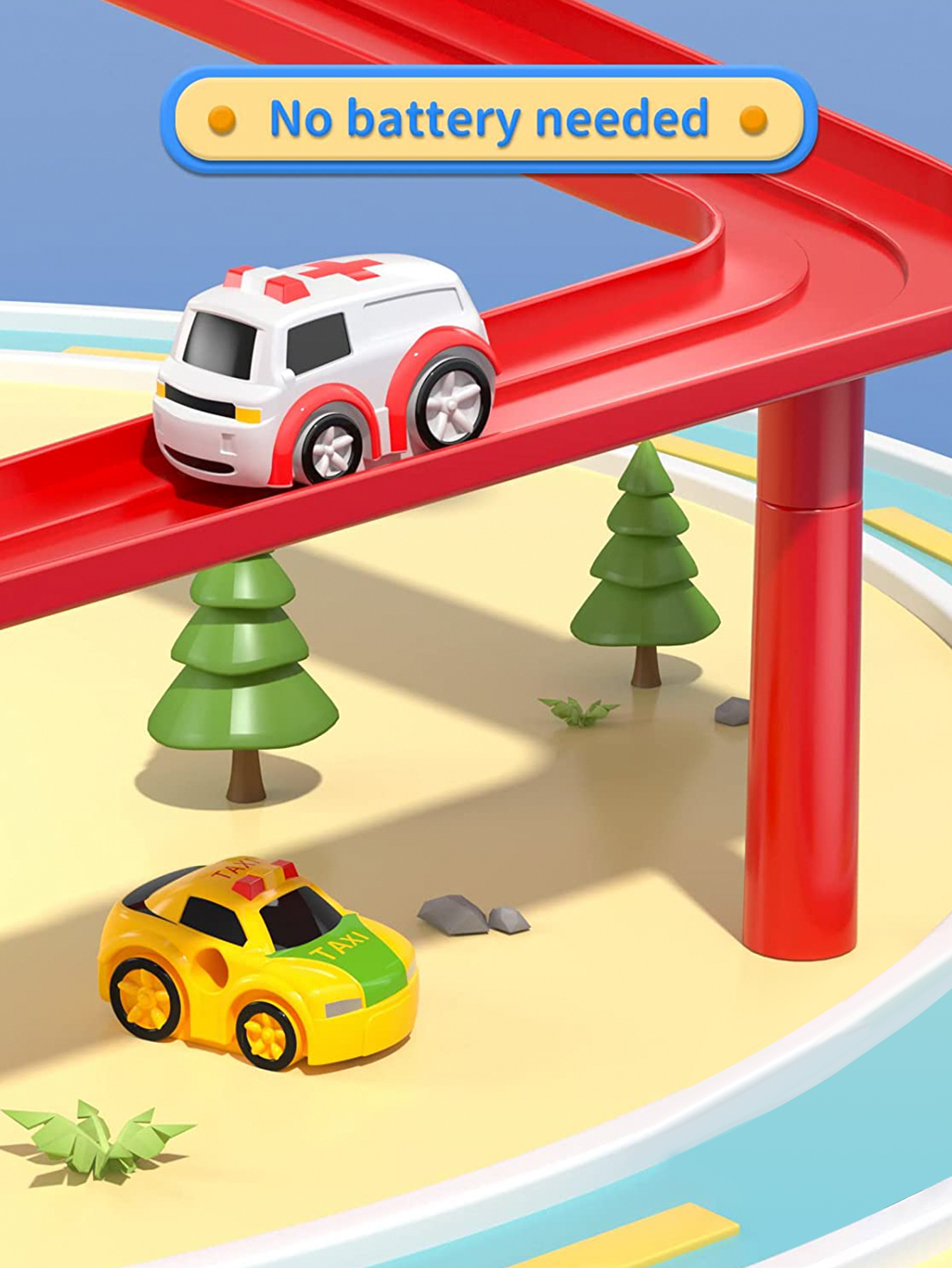 ⭐Shipping from Malaysia ⭐TEMI Car Adventure Toy Set Track & Car Play ...