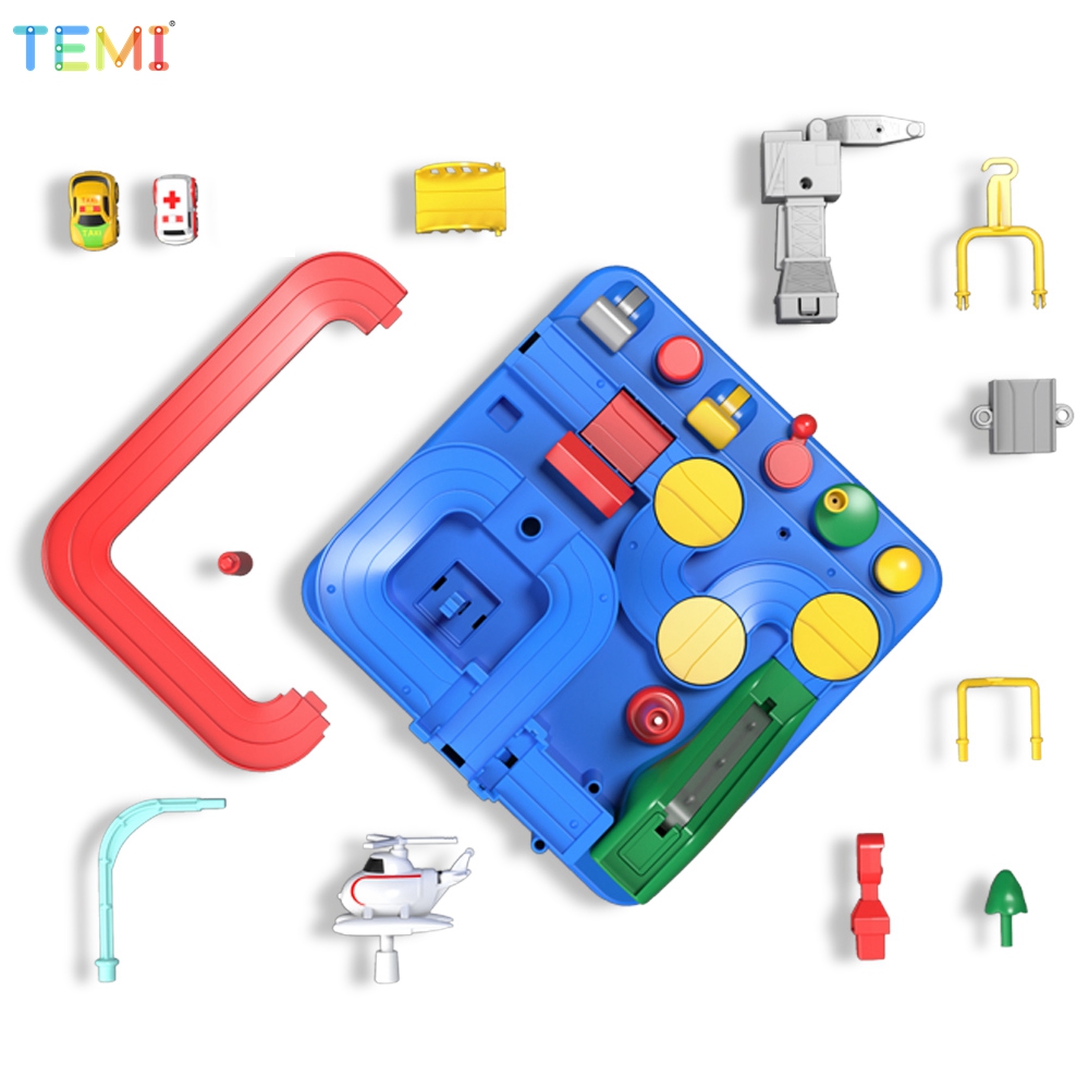 ⭐Shipping from Malaysia ⭐TEMI Car Adventure Toy Set Track & Car Play ...
