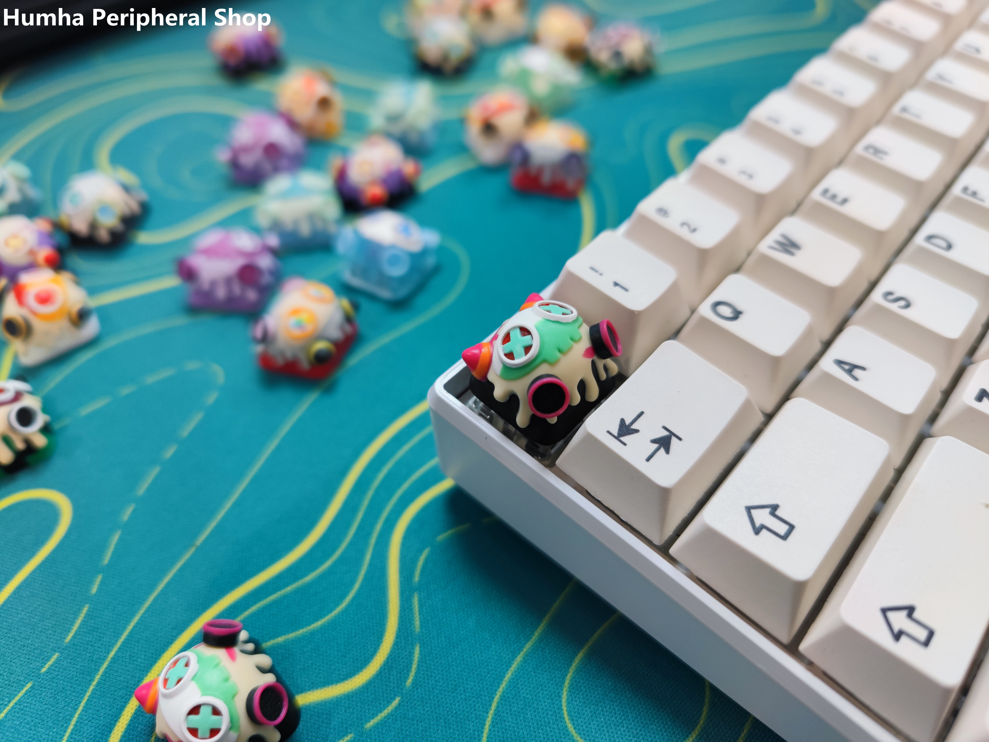 Humha artisan keycap Cell keycap Hand made Resin keycap mechanical ...