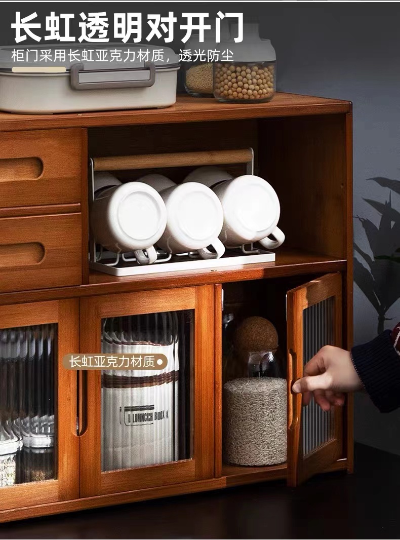 Kitchen Shelf Cup Holder Desktop Organiser Shelf Cabinet Table Shelf ...