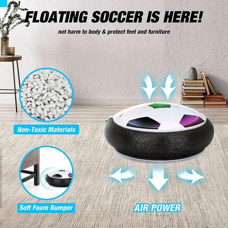 Electric Floating Soccer Ball For Children Hovering Football Toy LED ...
