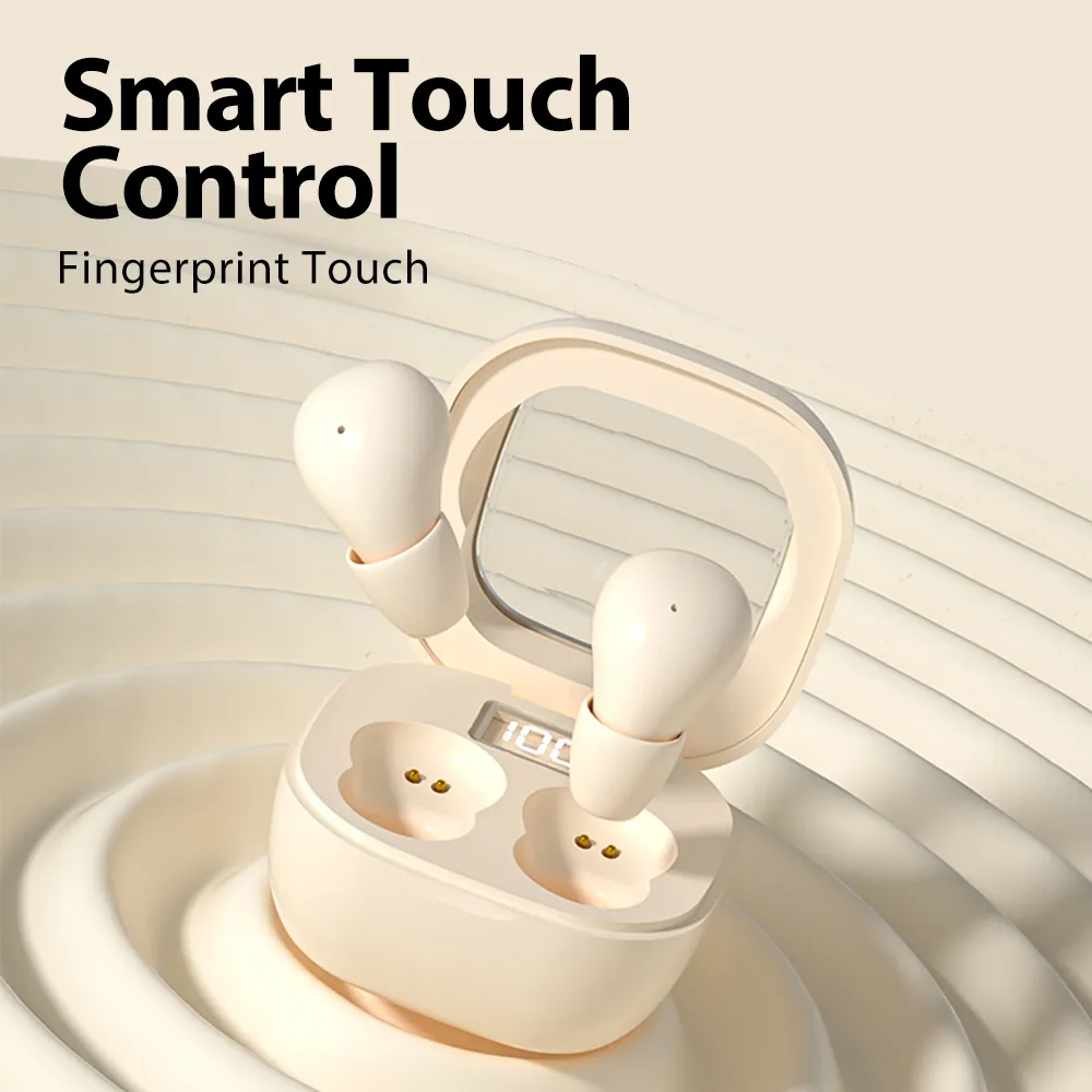 Mini Invisible Headphones TWS Bluetooth 5.3 Earphones Wireless Heasets ...