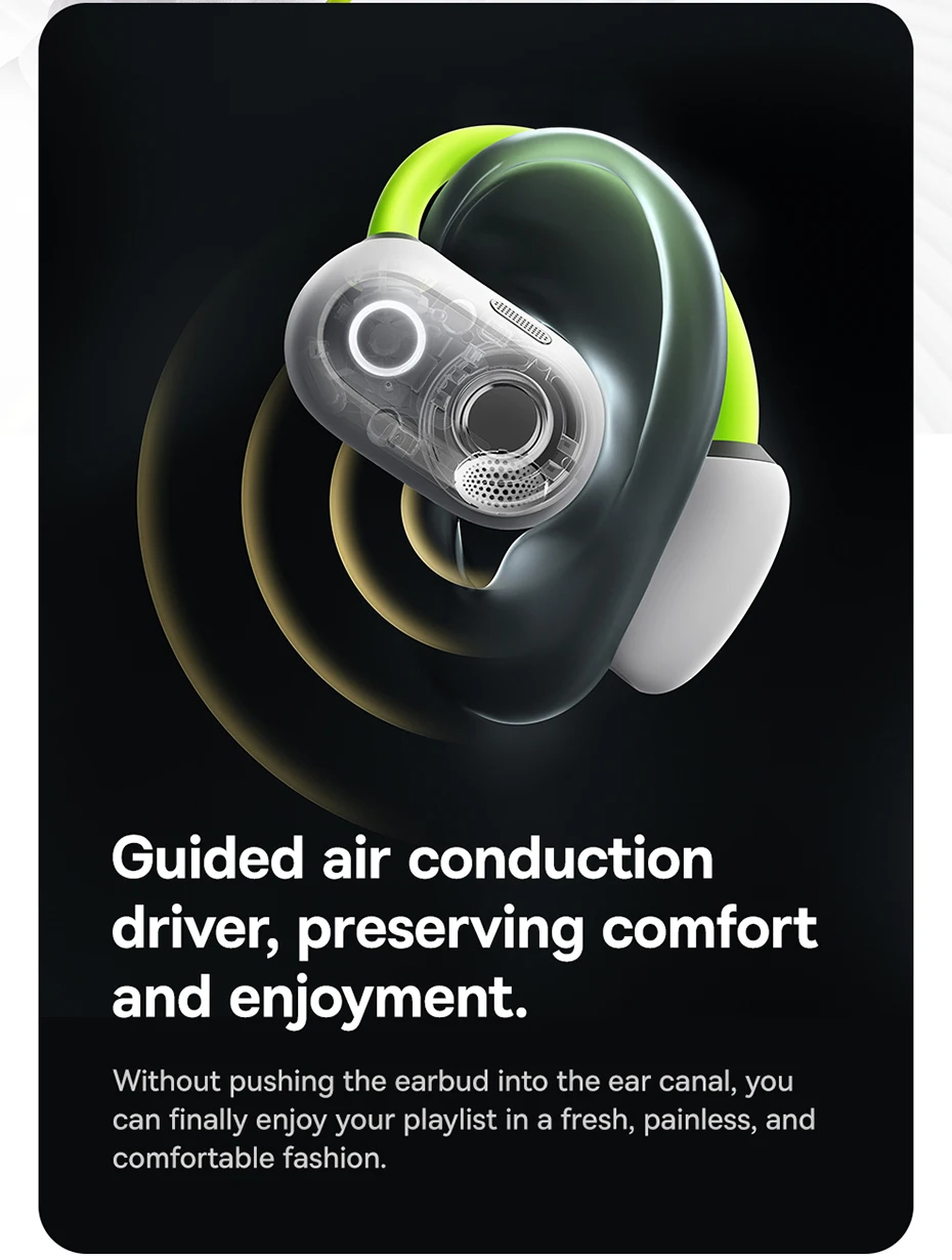 Baseus Eli Sport 1 Open-Ear TWS Earbuds Wireless 5.3 Bluetooth ...