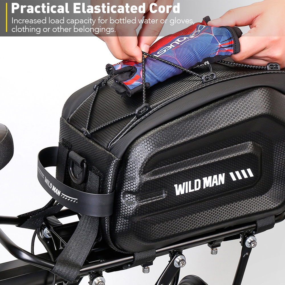 Newboler 4L EVA Hard Shell Bike Bag Waterproof Bicycle Rear Seat Bag ...