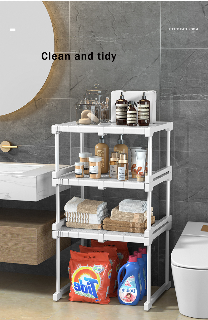 SG Stock Wardrobe Layered Partition Cabinet Compartment Retractable ...