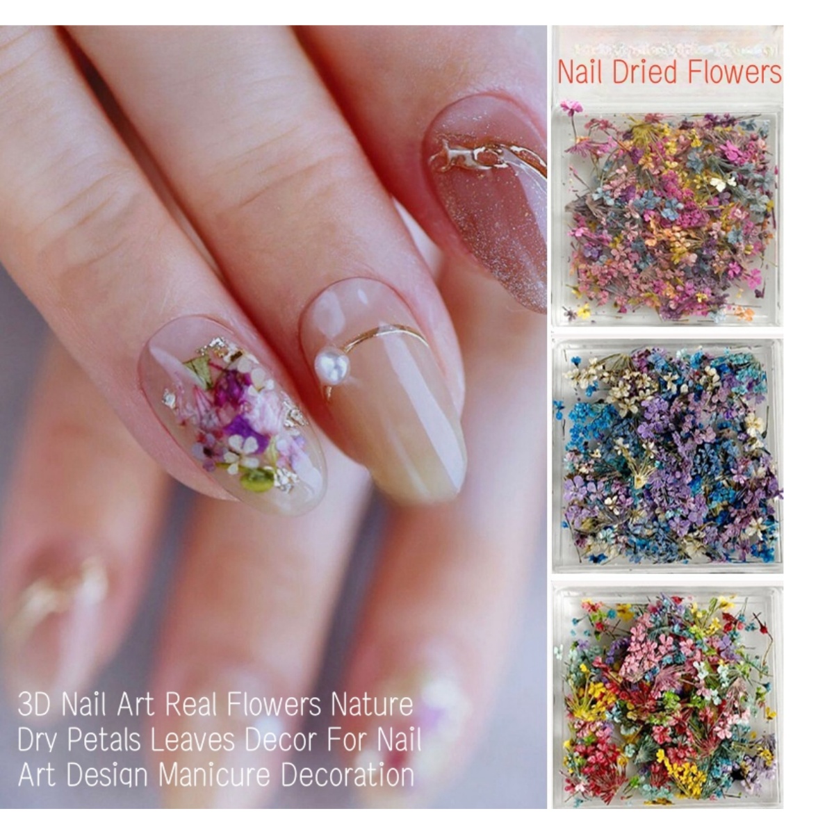 Ya Yalayee [Manicure Accessories] Japanese Style Mixed Small Dried ...