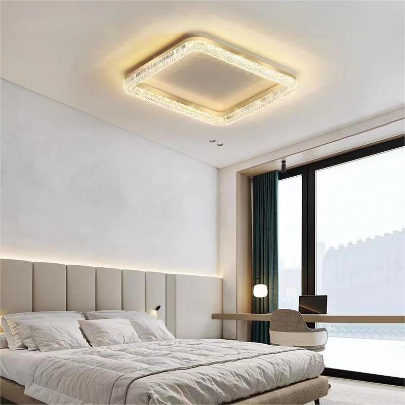 Light Luxury Round Square Ceiling Light Nordic Led Bedroom Light ...
