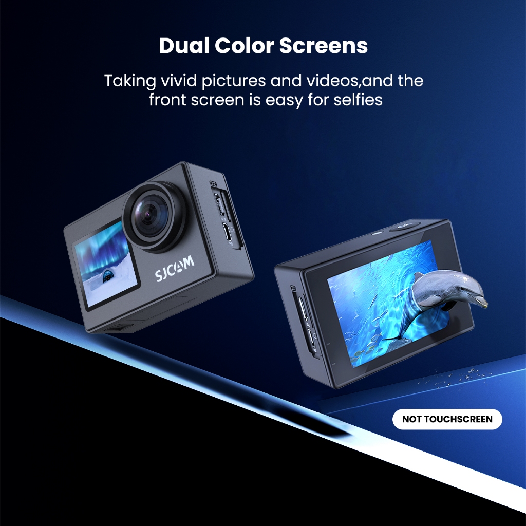 SJCAM SJ4000 Dual Screen 4K Ultra HD 16MP Action Camera WiFi Digital ...