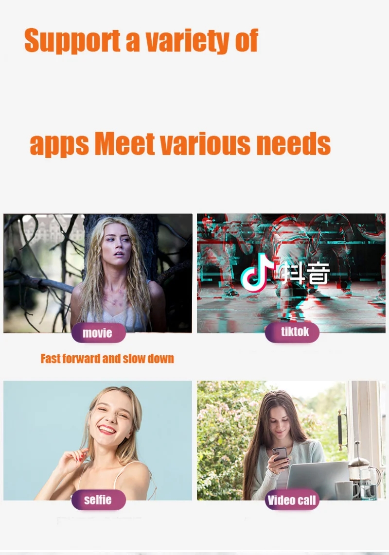 Rechargeable Bluetooth-compatible Remote Control Button Type-C Charging Wireless Controller ...