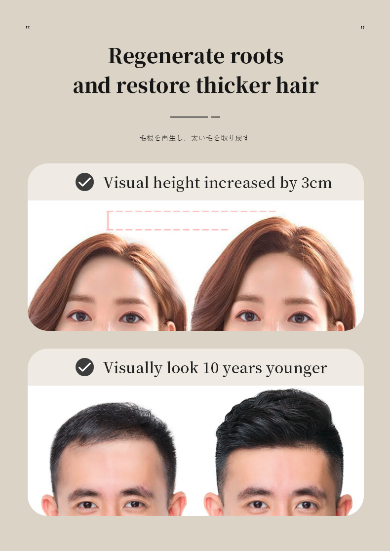 Dr.ville Hair Tonic Hair Growth Serum Anti Hair Loss Serum Hair Loss ...