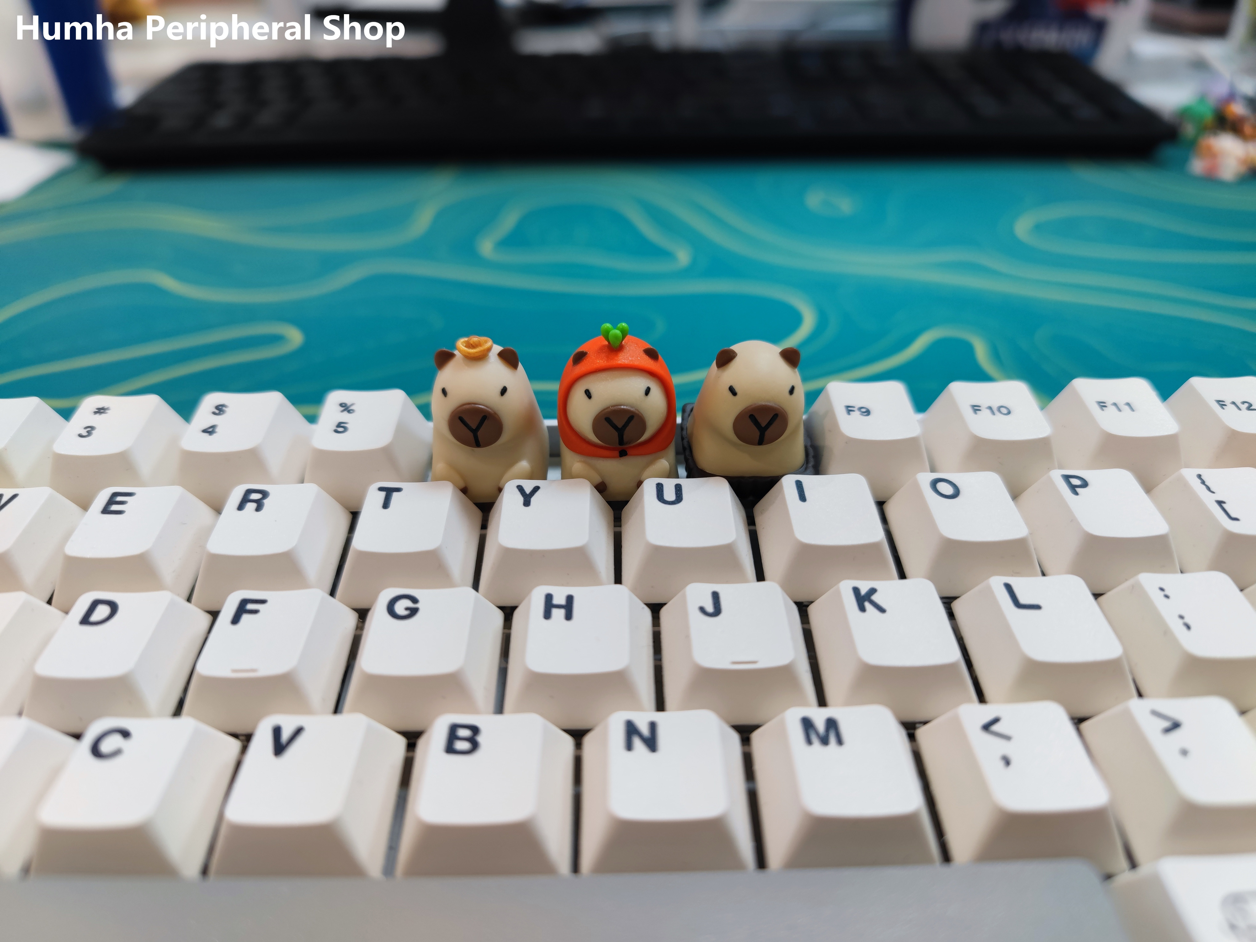 Humha artisan keycap CAPIBARA keycap Hand made Resin keycap mechanical ...