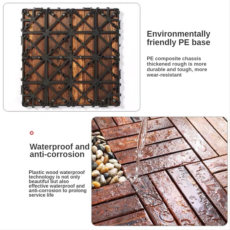 🇸🇬 ReadyStock - Can spliced 30*30CM Outdoor Decking TilesWooden Decking ...