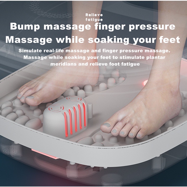 Foldable Electric Foot Bath Bucket / foot bucket full-automatic heating ...