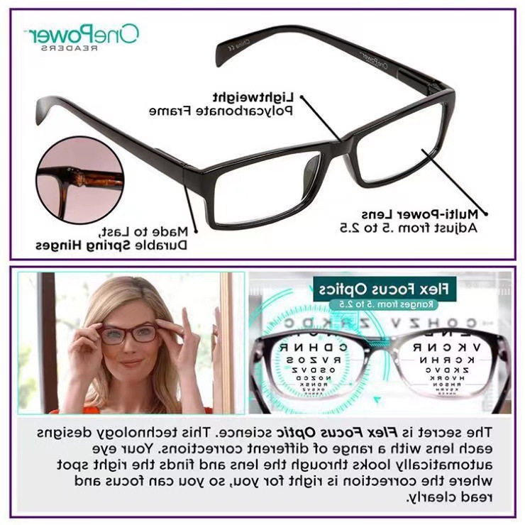 Unisex Spectacles Nearsighted Readers Auto Focus Anti Blueray ...