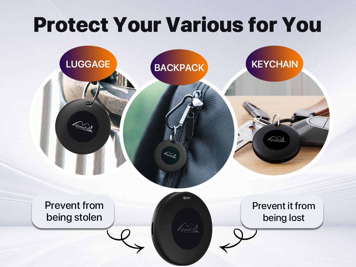 MiLi LifeTag Bluetooth Tracker,Keys Finder and Cat Dog Locator for Keys ...