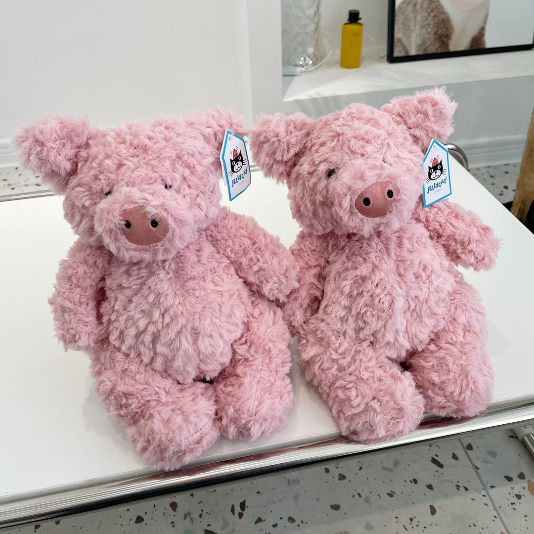 jELLYCAT Barnabus Pig Plush Toy Huge & Medium | Shopee Singapore