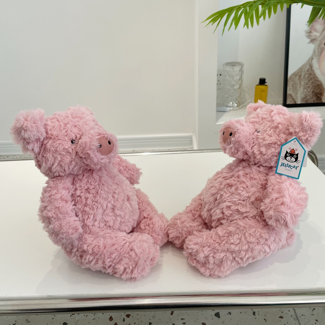 jELLYCAT Barnabus Pig Plush Toy Huge & Medium | Shopee Singapore