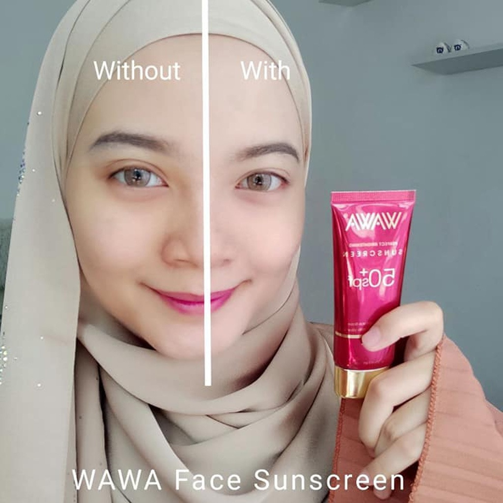 NEW PACKAGING WAWA COSMETICS - Suncreen 30ml , spf 50+ for all skin ...