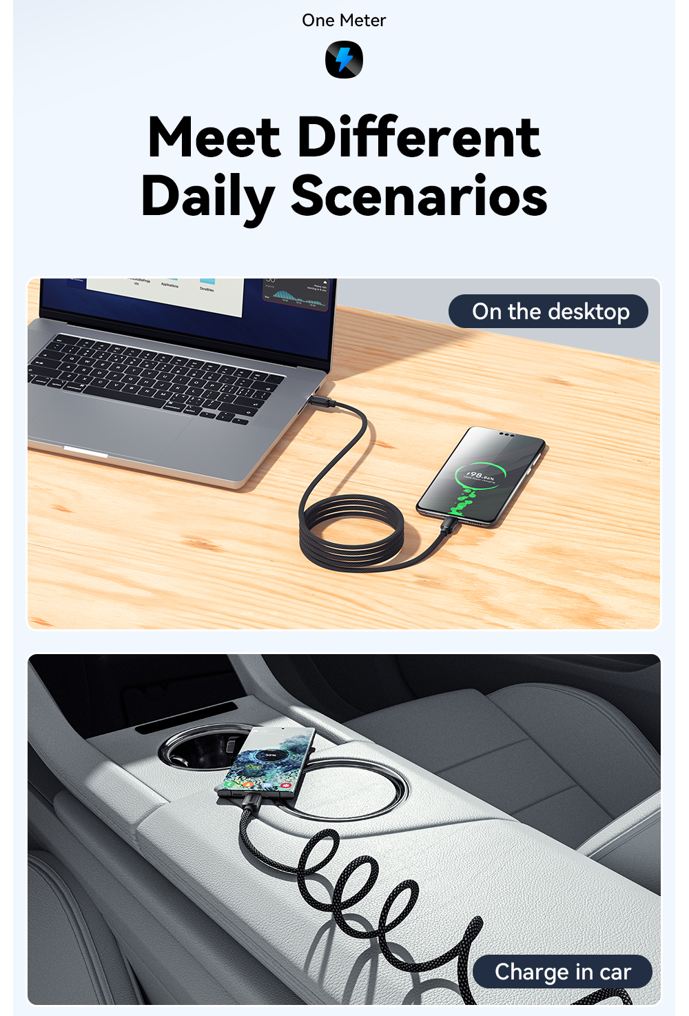 Essager 29W 60W 100W Magnetic Data Cable Type C Ios USB A Fast Charging ...