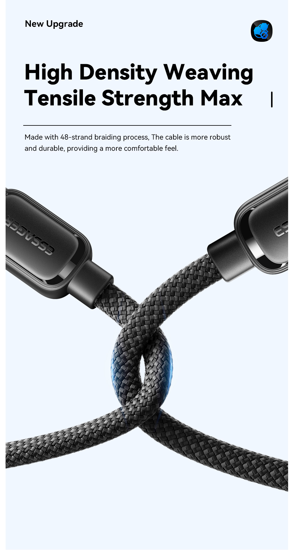 Essager 29W 60W 100W Magnetic Data Cable Type C Ios USB A Fast Charging ...