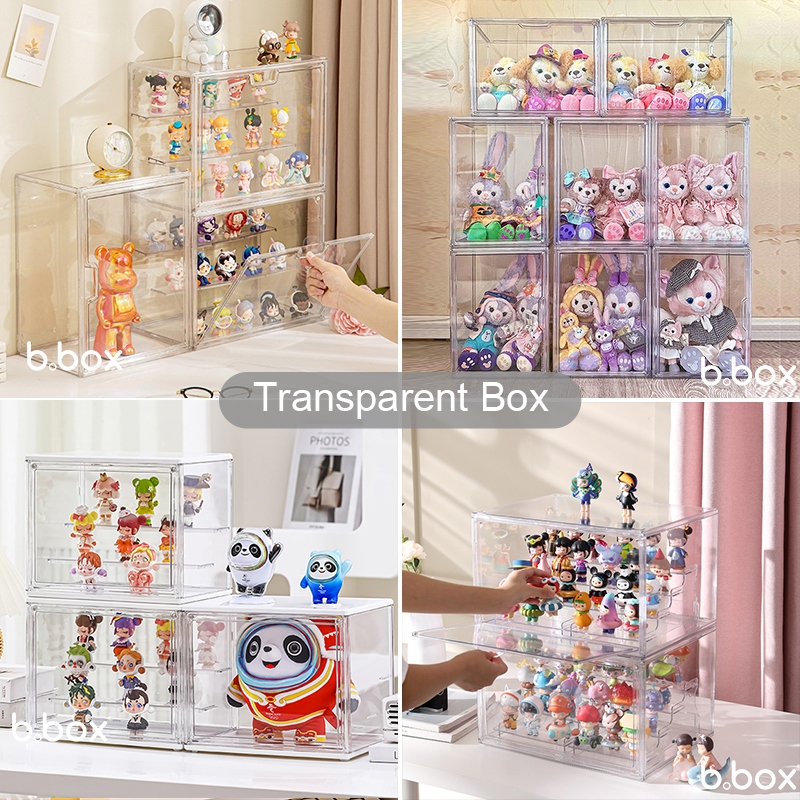 Popmart Display Box Acrylic Storage Box Figurine Display Case ...