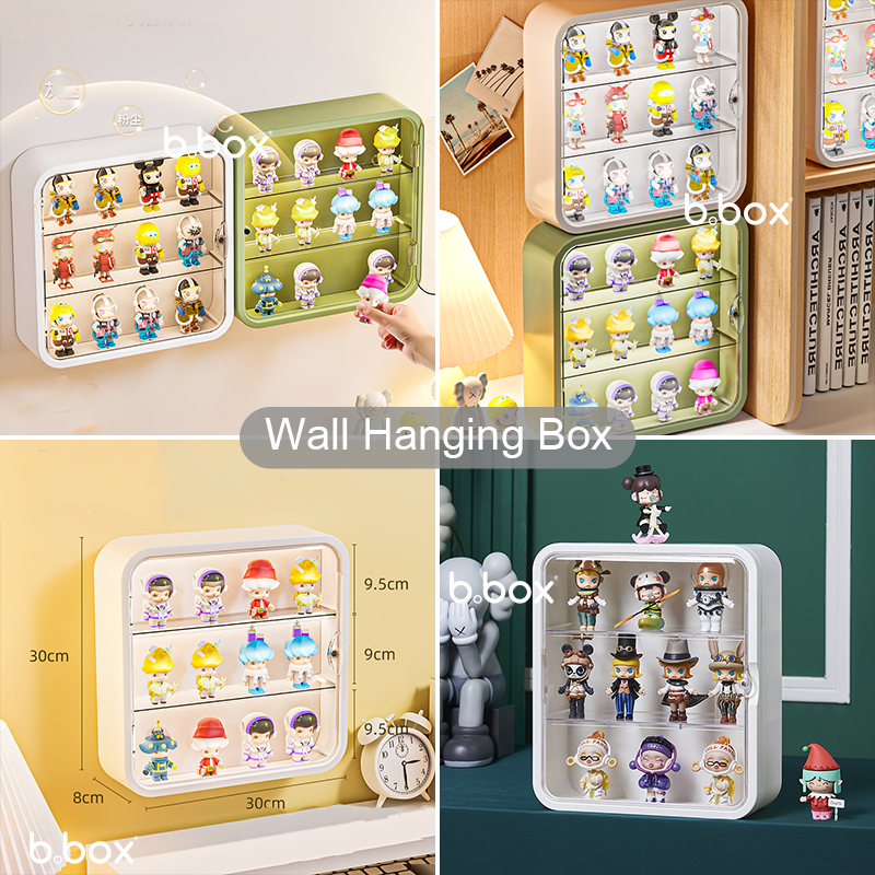 Popmart Display Box Acrylic Display Case Figurine Clear Display Box ...