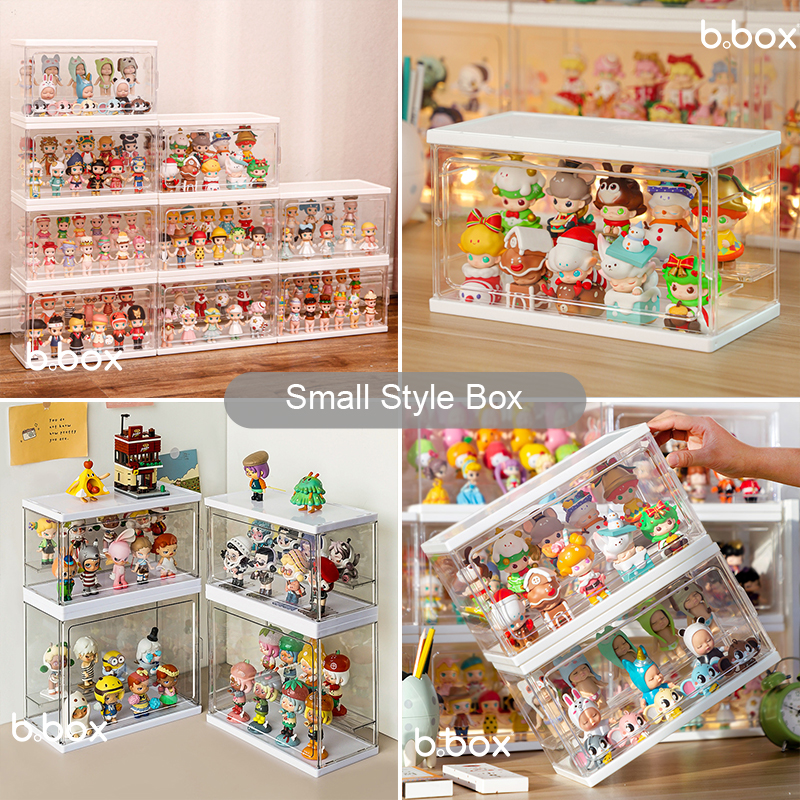 Popmart Display Box Acrylic Display Case Figurine Clear Display Box ...
