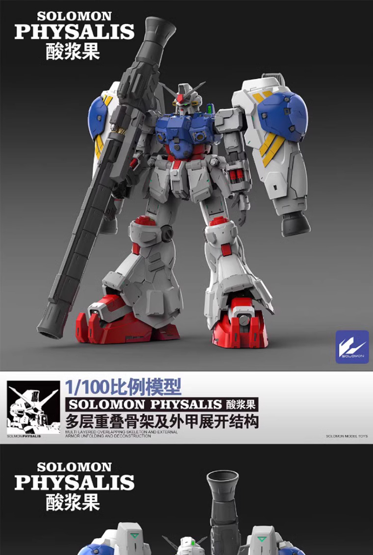 Solomon Physalis GP02 Solomon MG 1/100 GP02 Physalis Assembled Mecha ...