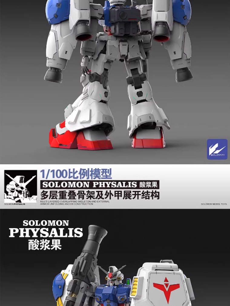 Solomon Physalis GP02 Solomon MG 1/100 GP02 Physalis Assembled Mecha ...