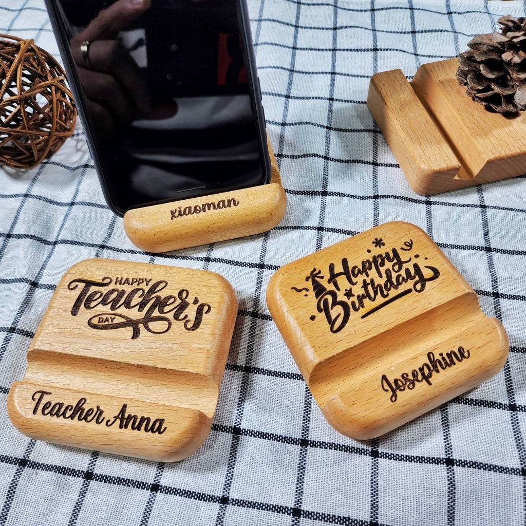 Personalised handphone stand Customised phone holder | Farewell Gifts ...