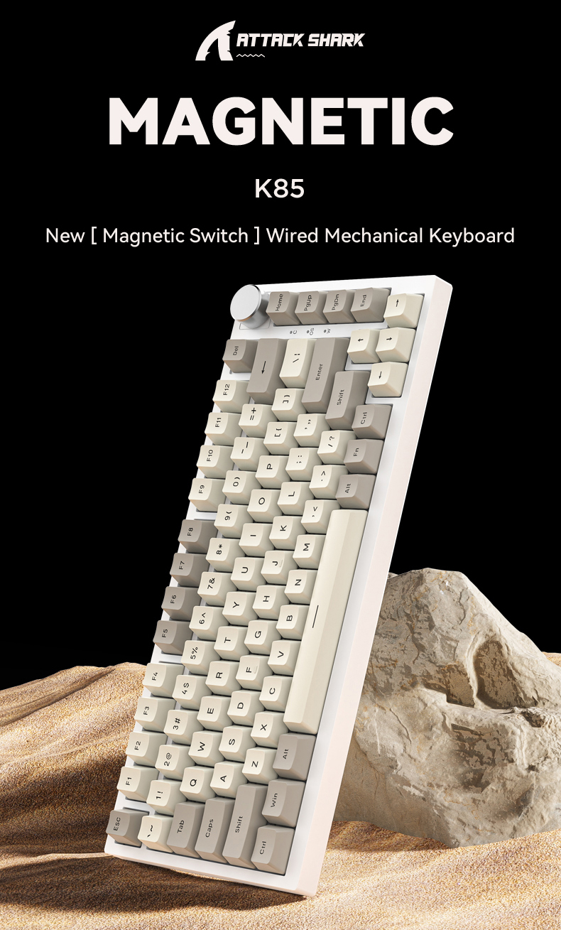 New Attack Shark K85 English keyboard/ Korean keyboard/Russian keyboard ...